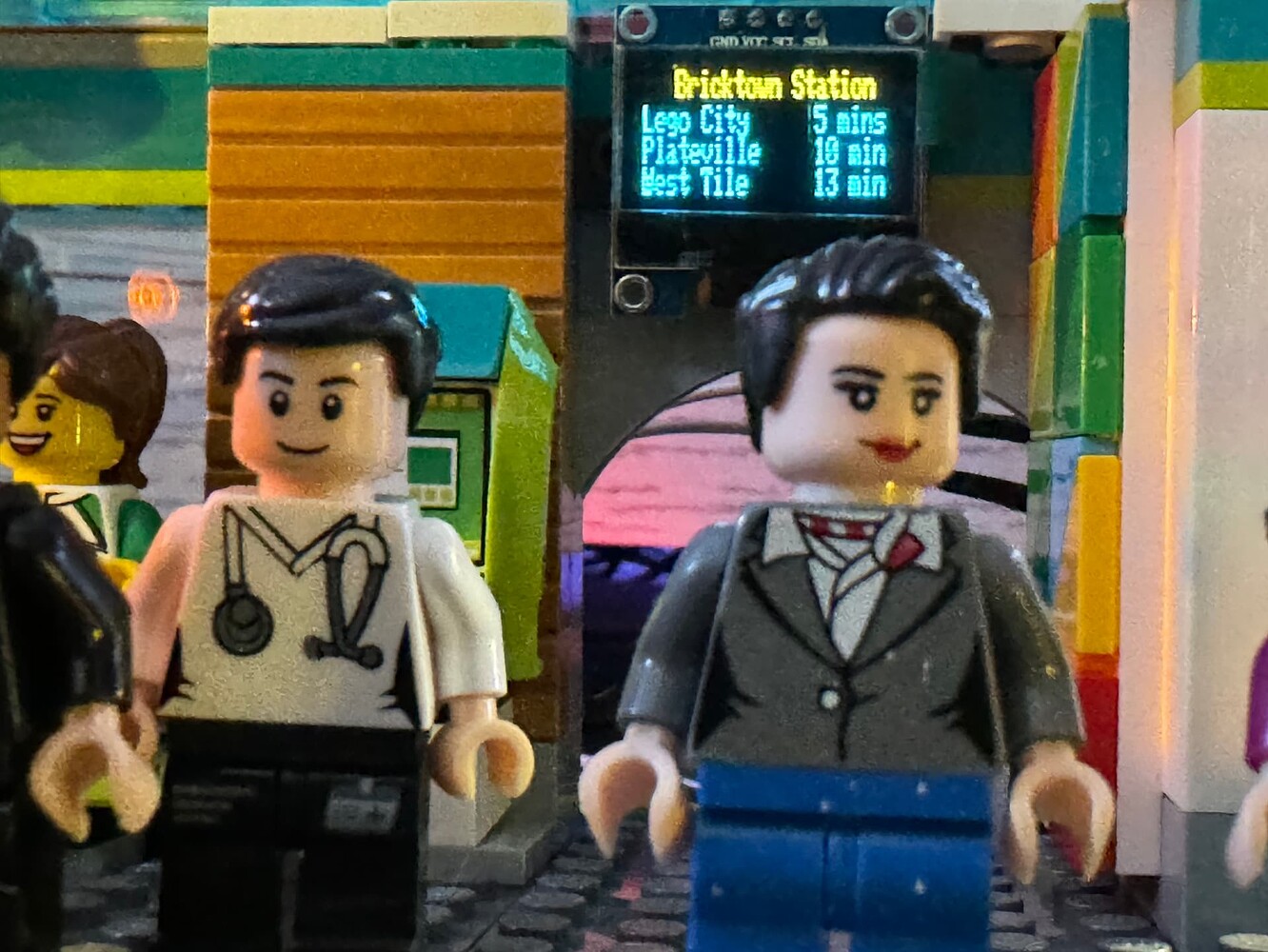 Arduino Scale Model Lego Train Schedule Board - Showcase - Arduino Forum