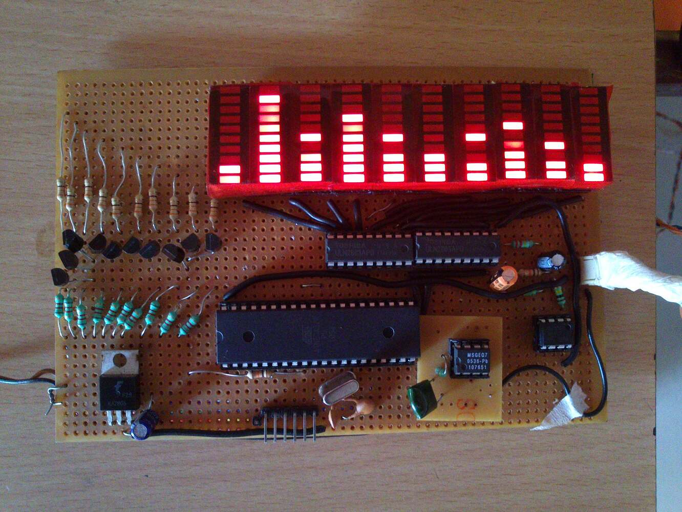 10x10 WS2812B Matrix Graphic Equalizer - Deutsch - Arduino Forum