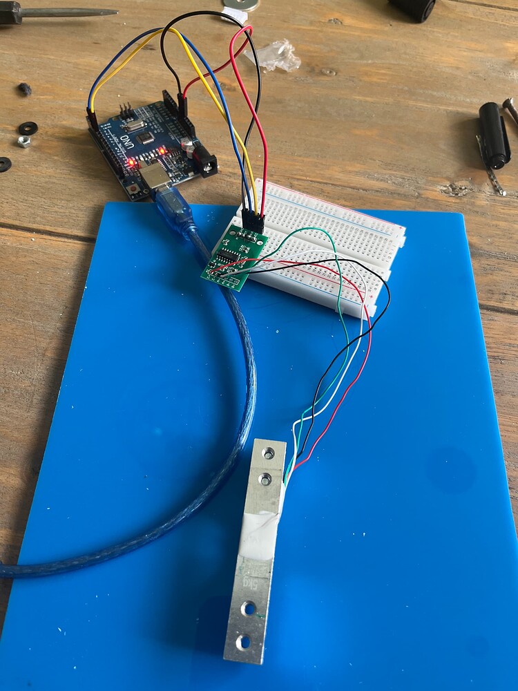 HX711 loadcell crashing as soon as weight is placed on it - Sensors - Arduino Forum