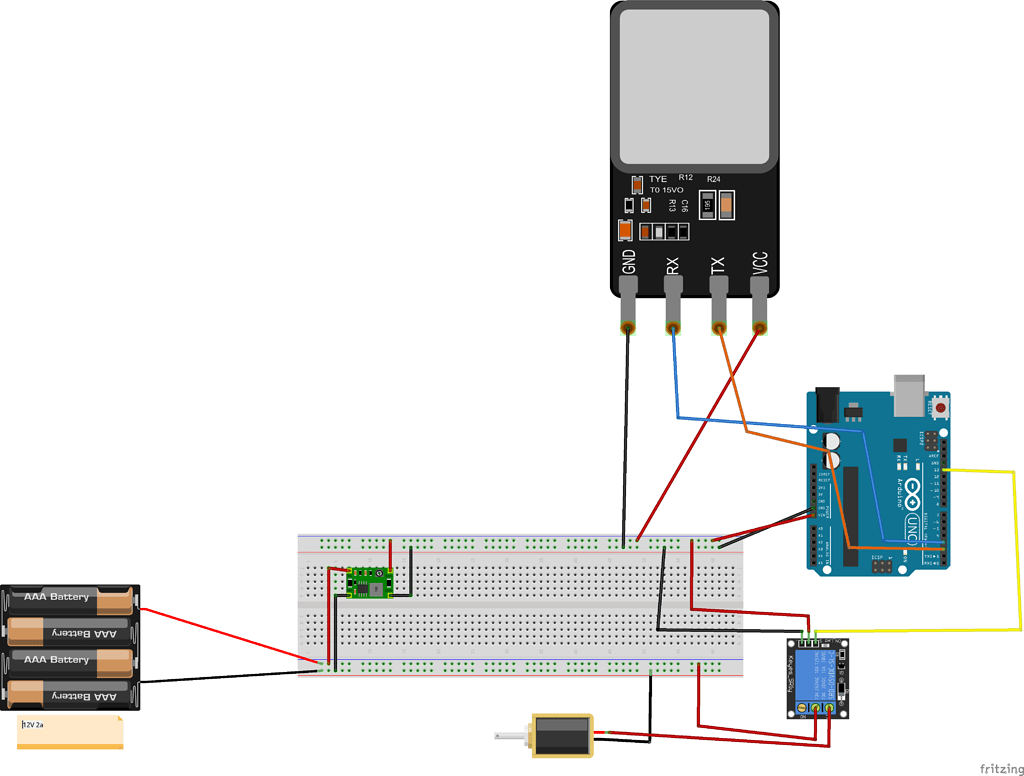 Unified power source issue on door lock - General Electronics - Arduino ...