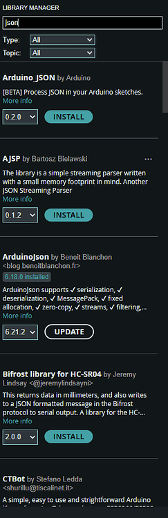 Json no such file - IDE 1.x - Arduino Forum