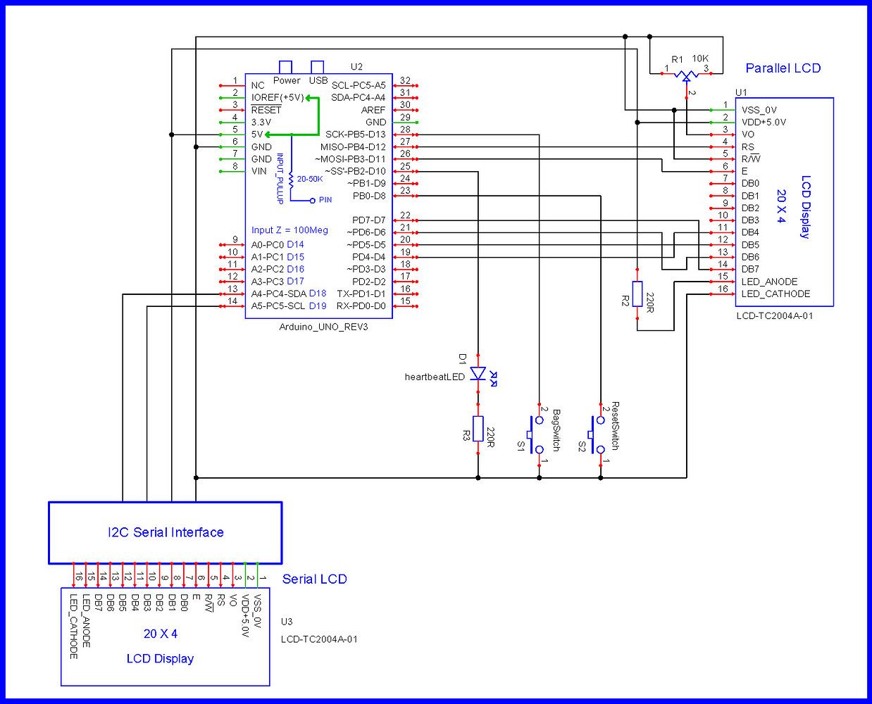 16x2 LCD (parallel) either freezing or printing gibberish - Displays ...