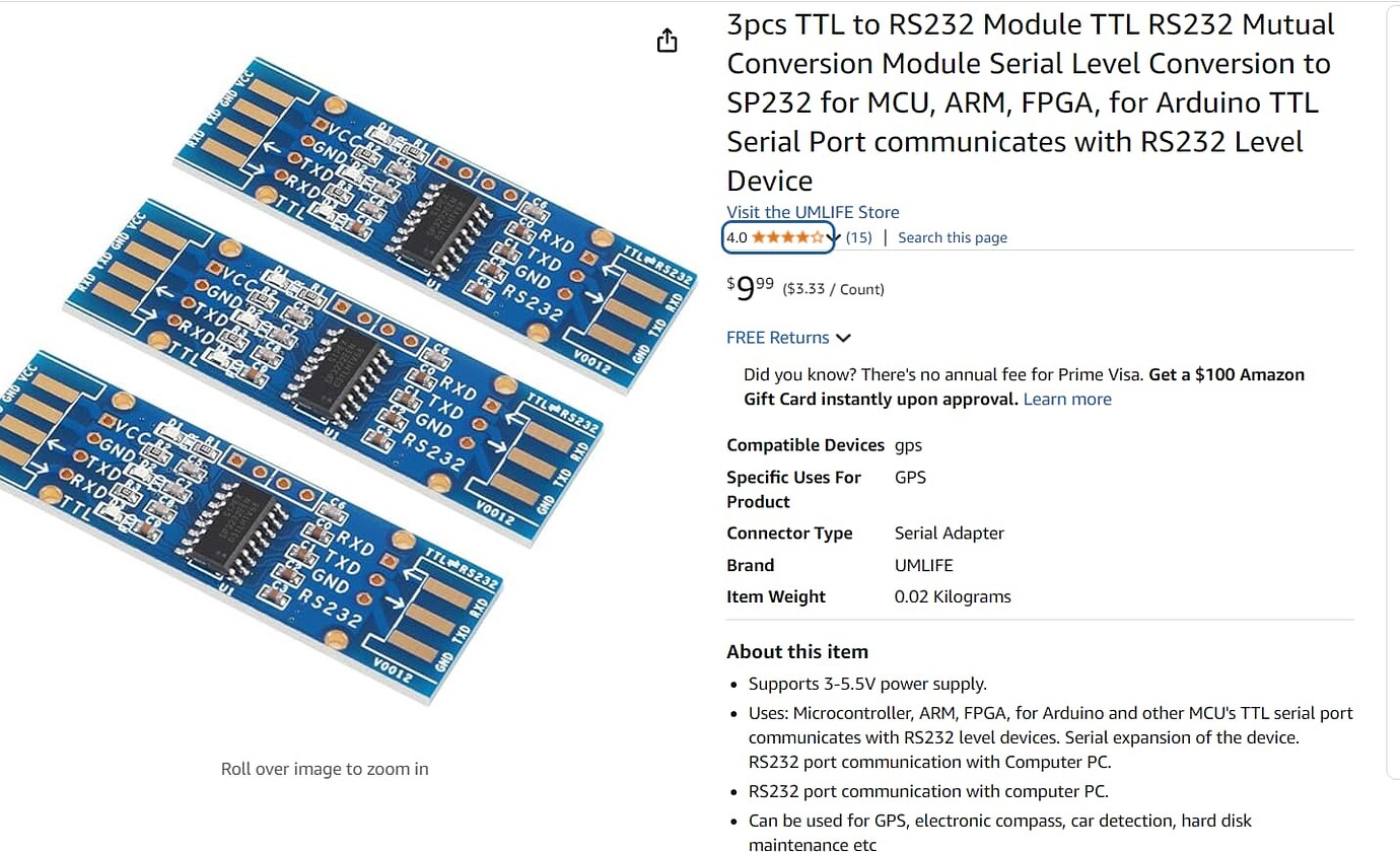 Convert Rs232 To Ttl Without Using Db9 General Electronics Arduino Forum