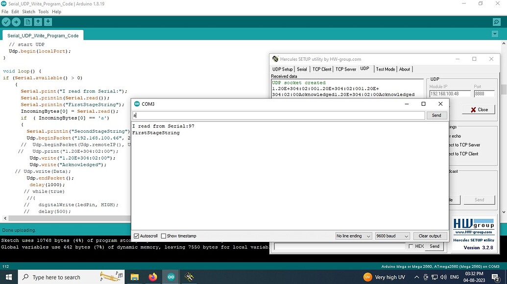 Problem in Comparing Byte/Serial Data from Serial.read() - 3rd Party Boards - Arduino Forum