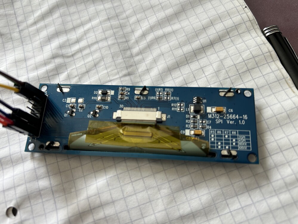Oled SSD1322 an ESP32 Az Delivery - Deutsch - Arduino Forum