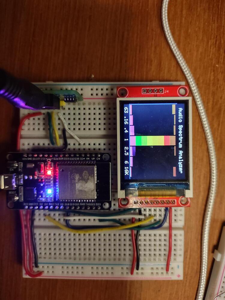 Audio Analyzer does not decay the spectrum - Programming - Arduino Forum