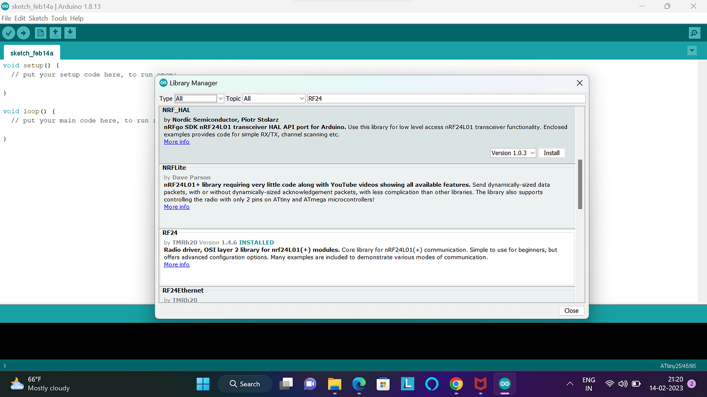 [SOLVED]Compilation error on Atiny 85 + Nrf24l01 - Programming - Arduino Forum