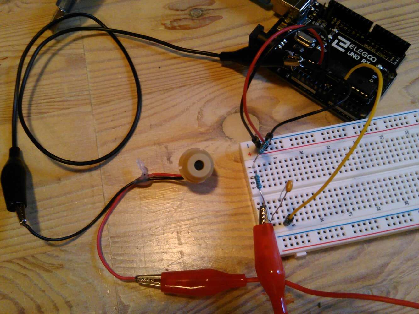 Issue with ADC for electret microphone (without amplification ...