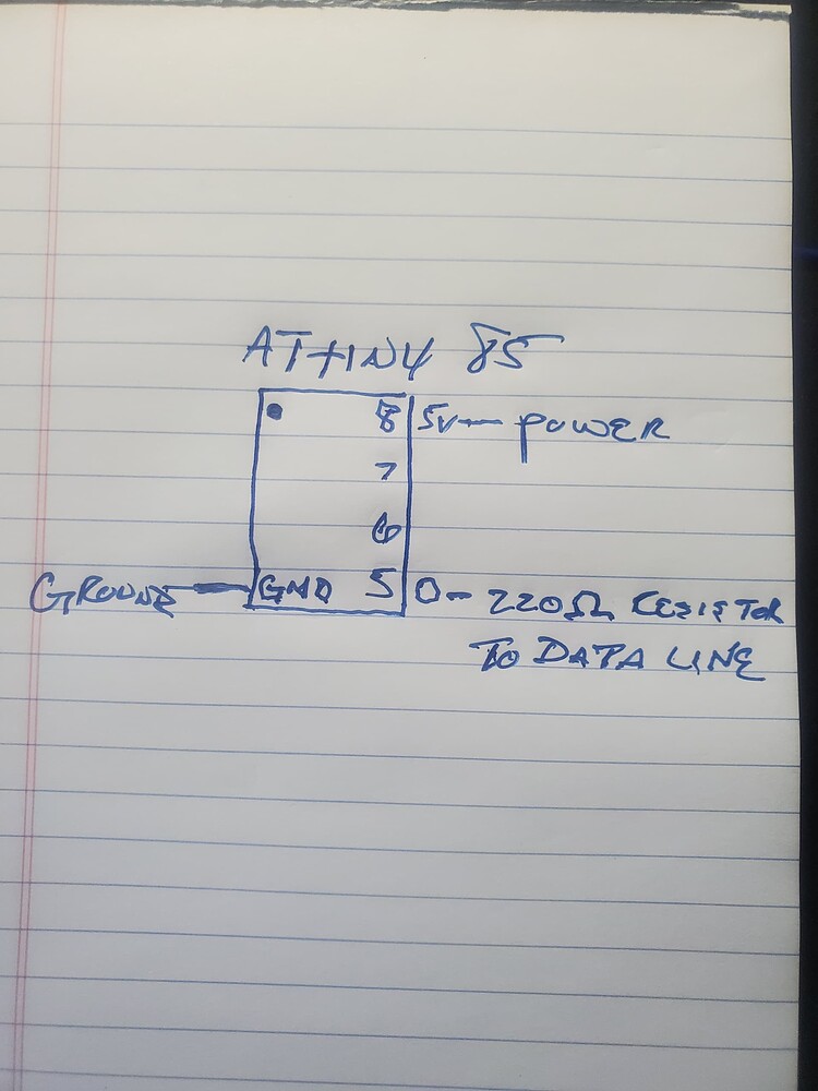 ATtiny85 with Ws2811 12v strip LED's not working properly - 3rd Party Boards - Arduino Forum
