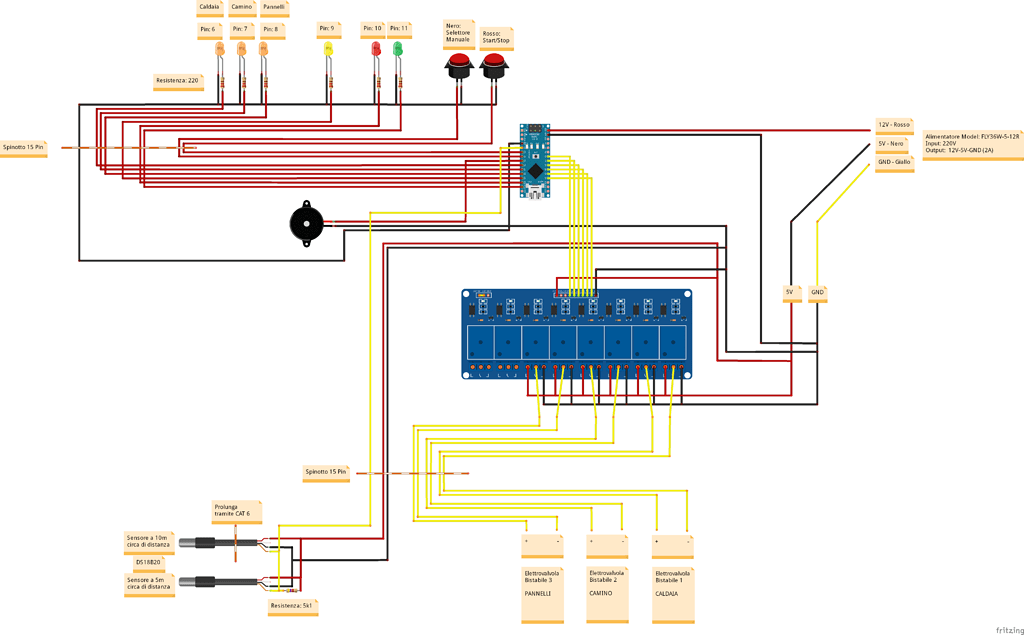 Lo schema di collegamento è giusto? - Arduino Nano - Selettore acqua automatico - Hardware ...