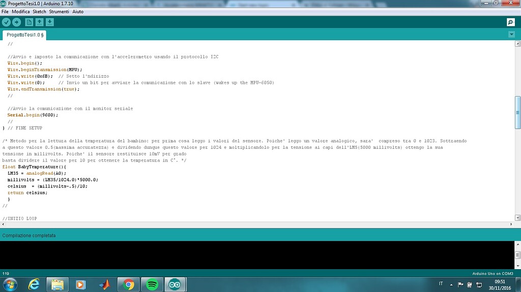 Progetto parametri vitali(accelerometro) - Generale - Arduino Forum