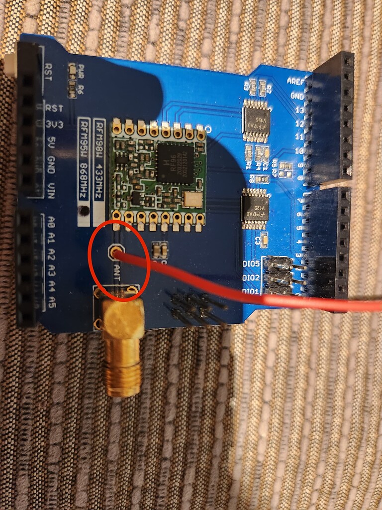 RFM95 shield antenna design - General Guidance - Arduino Forum