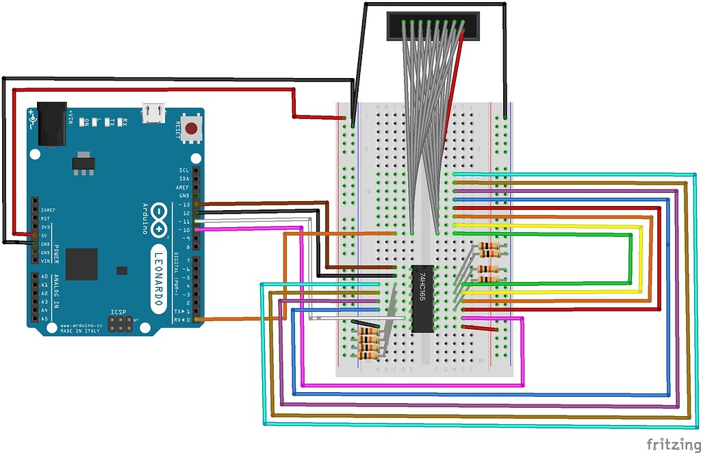 Need Help Using 74hc165 With Midi Keyboard Audio Arduino Forum
