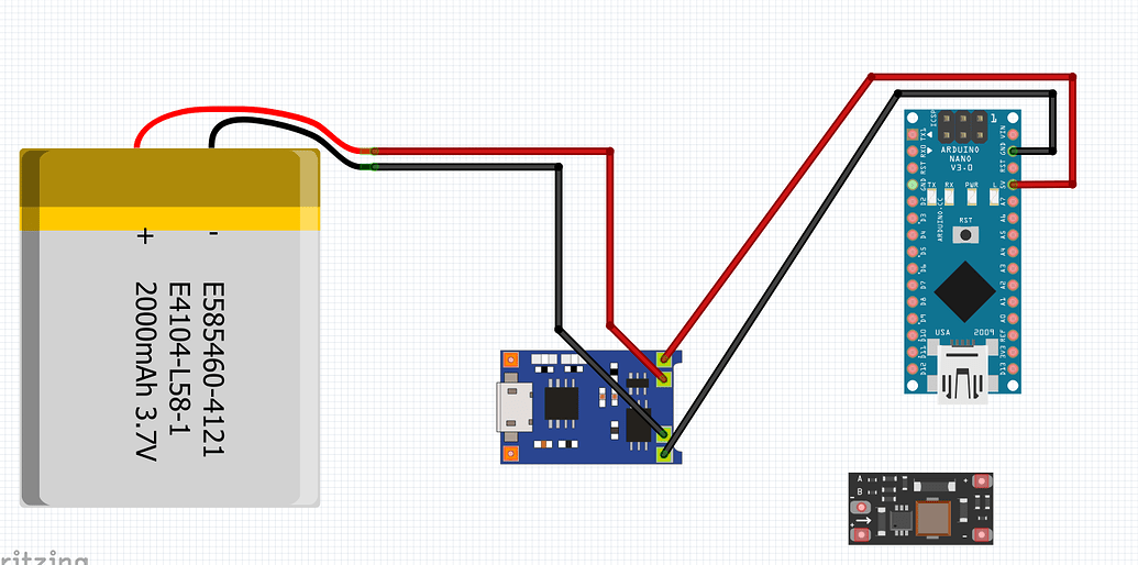 Using li-ion battery with tp4056 to power arduino nano - General ...