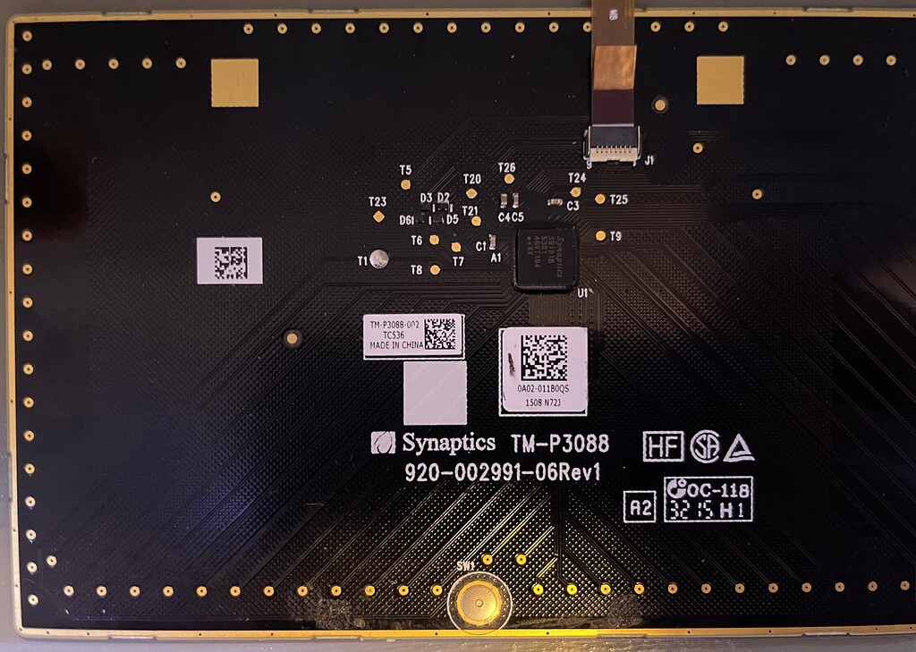 Help needed figuring pinout of this Synaptics Touchpad - Device Hacking - Arduino Forum
