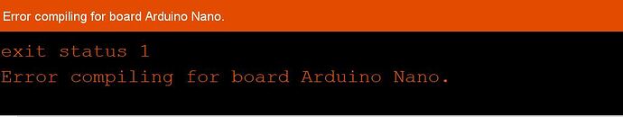 School Project Error Compiling For Board Arduino Nano Programming Arduino Forum