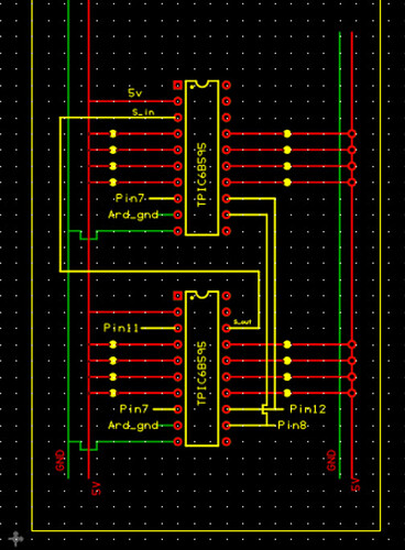 multiplexing tpic6b595's - LEDs and Multiplexing - Arduino Forum