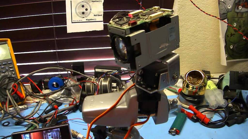 Beginnings of my Arduino PAN/Tilt/Zoom camera controller - Robotics ...