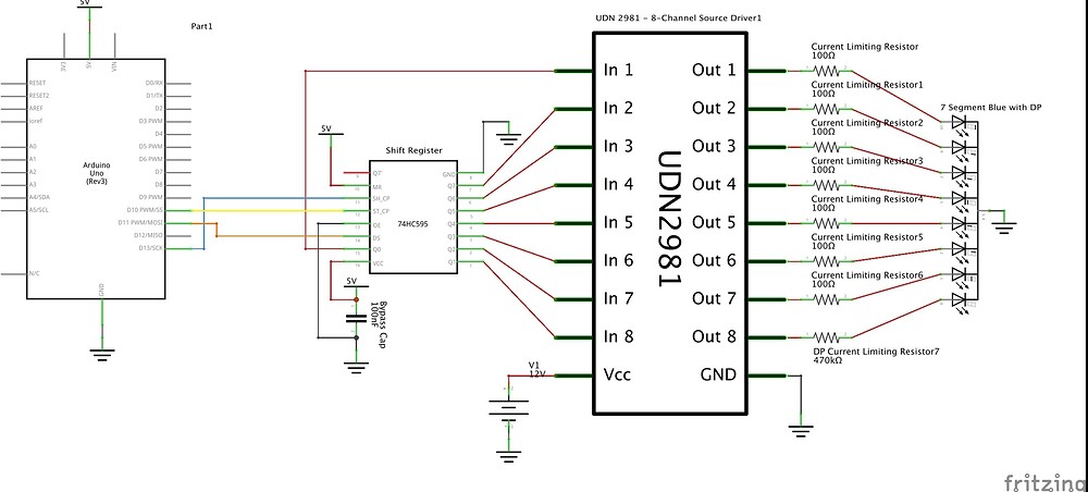 7 segment Common cathode - Page 5 - General Electronics - Arduino Forum