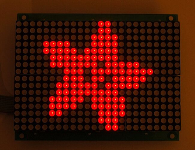 16x24 Matrix Panel mit 1x4 keypad Steuerung für Zer0 Cosplay - Deutsch - Arduino Forum