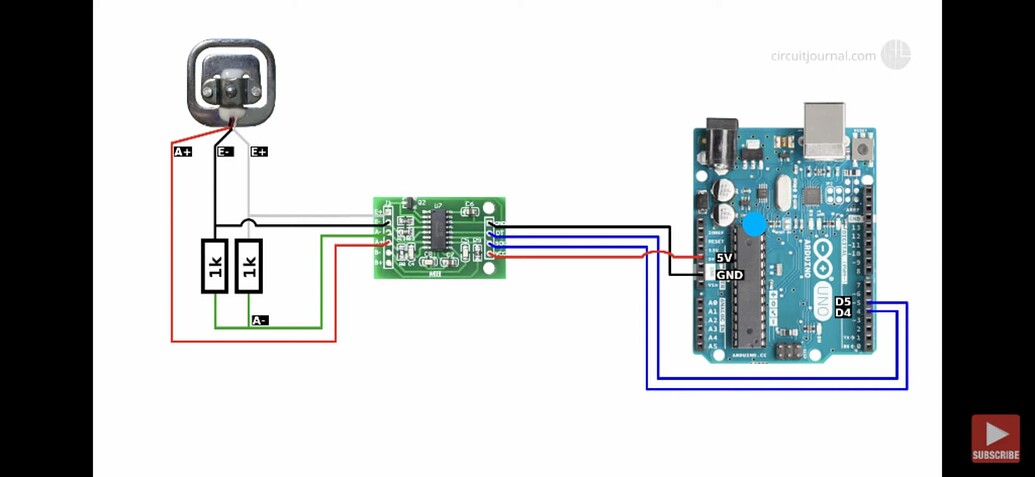 HX711 Amplifier with 50kg load cell - Values fluctuating constantly ...