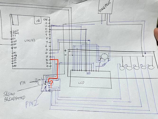I am creating an arduino uno r3 finger print voting system. It says ...