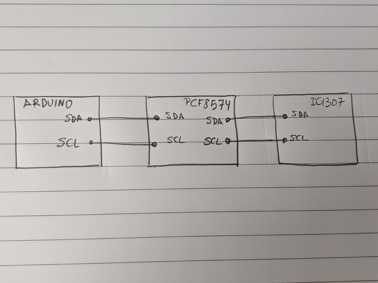 I2C, DS1307, and PCF8574 connection issues - Networking, Protocols, and Devices - Arduino Forum