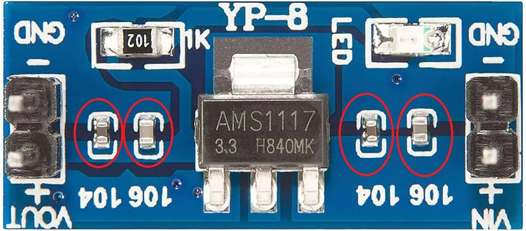 Which Capacitors Are These On The Board See Picture General Electronics Arduino Forum 