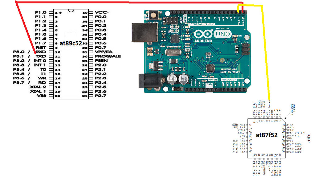 comunicar arduino con at89c52 - Hardware - Arduino Forum