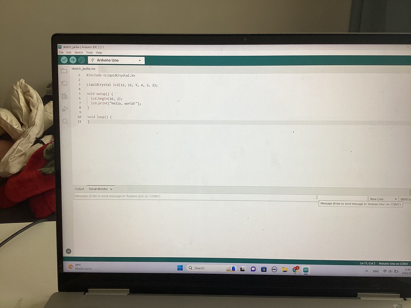 My LCD is not printing the message [Missing Soldering] - Displays - Arduino Forum