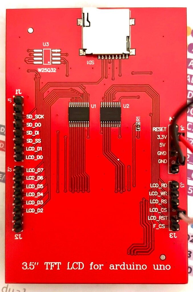 Problem connecting ili9488 3.5" Touch Display to ESP32 - Displays - Arduino Forum