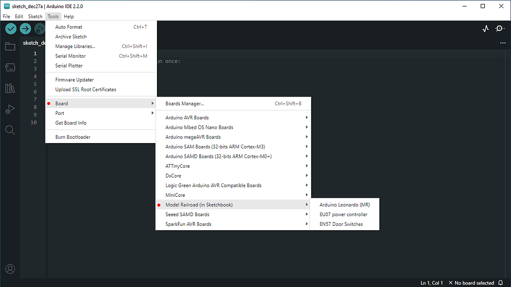 Change board name, multiple boards of the same type - Programming ...