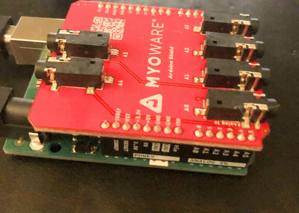 Myoware Shield And Arduino Uno Connection Issues General Guidance Arduino Forum