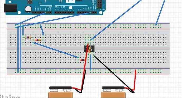Arduino DAC pins don't work - dual powered OP AMP by 9V batteries ...