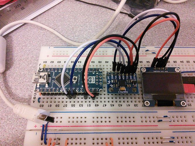 [SOLVED] an i2c imu displaying info on an i2c oled - Networking, Protocols, and Devices ...