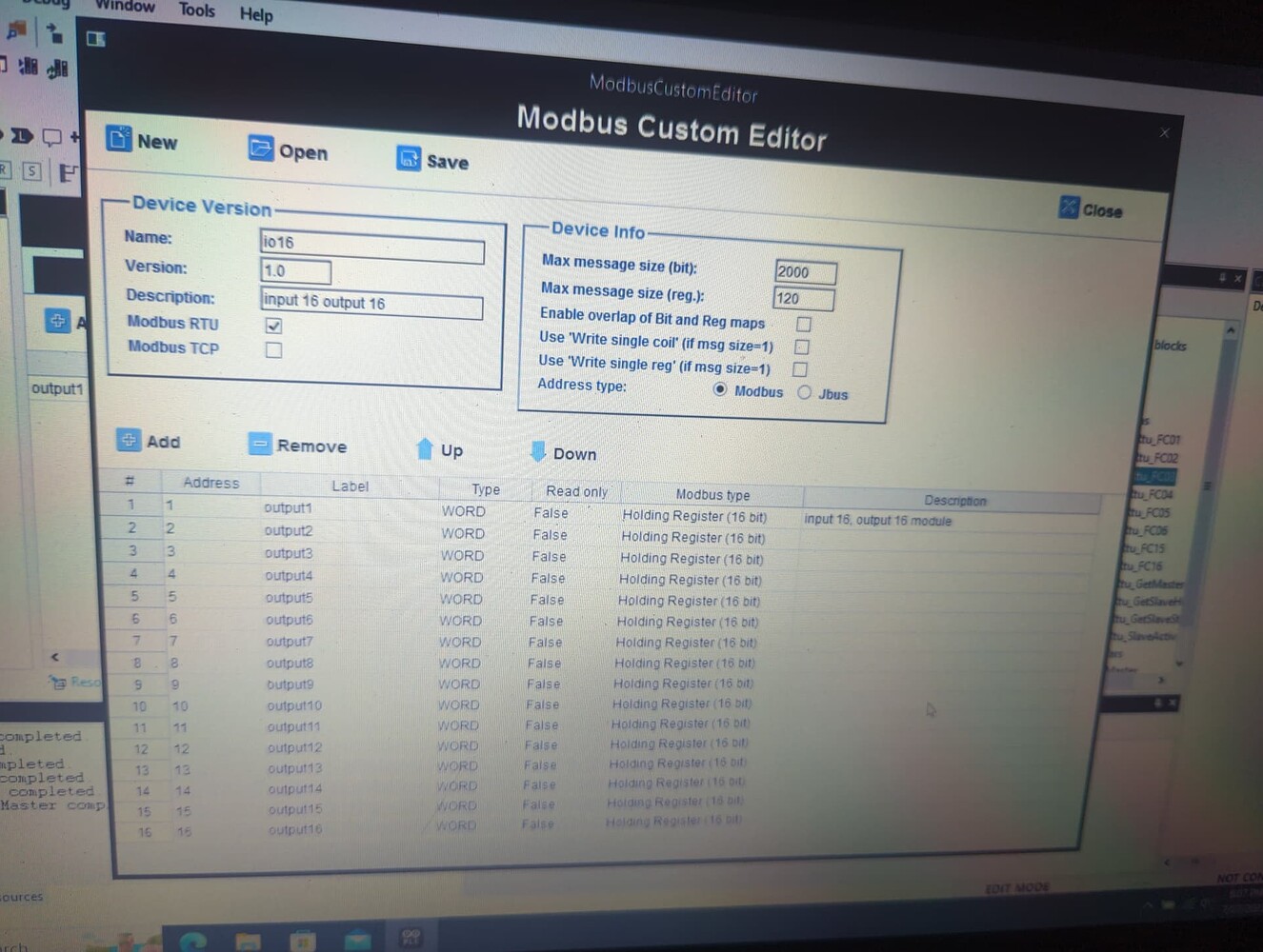 Modbus rtu in ladder logic - Opta - Arduino Forum