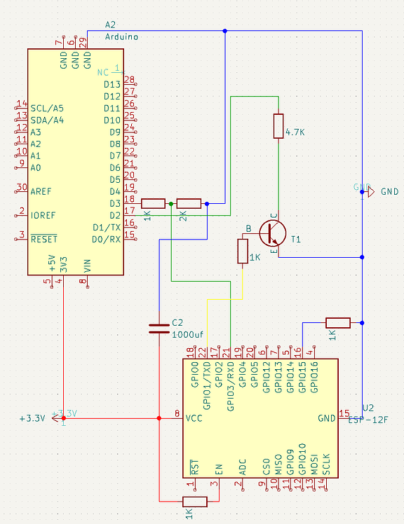 How to connect esp-12F to Arduino uno? - 3rd Party Boards - Arduino Forum