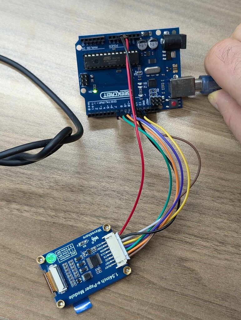 Problems with Waveshare e-ink display, GxEPD2 and Arduino Uno - Displays - Arduino Forum