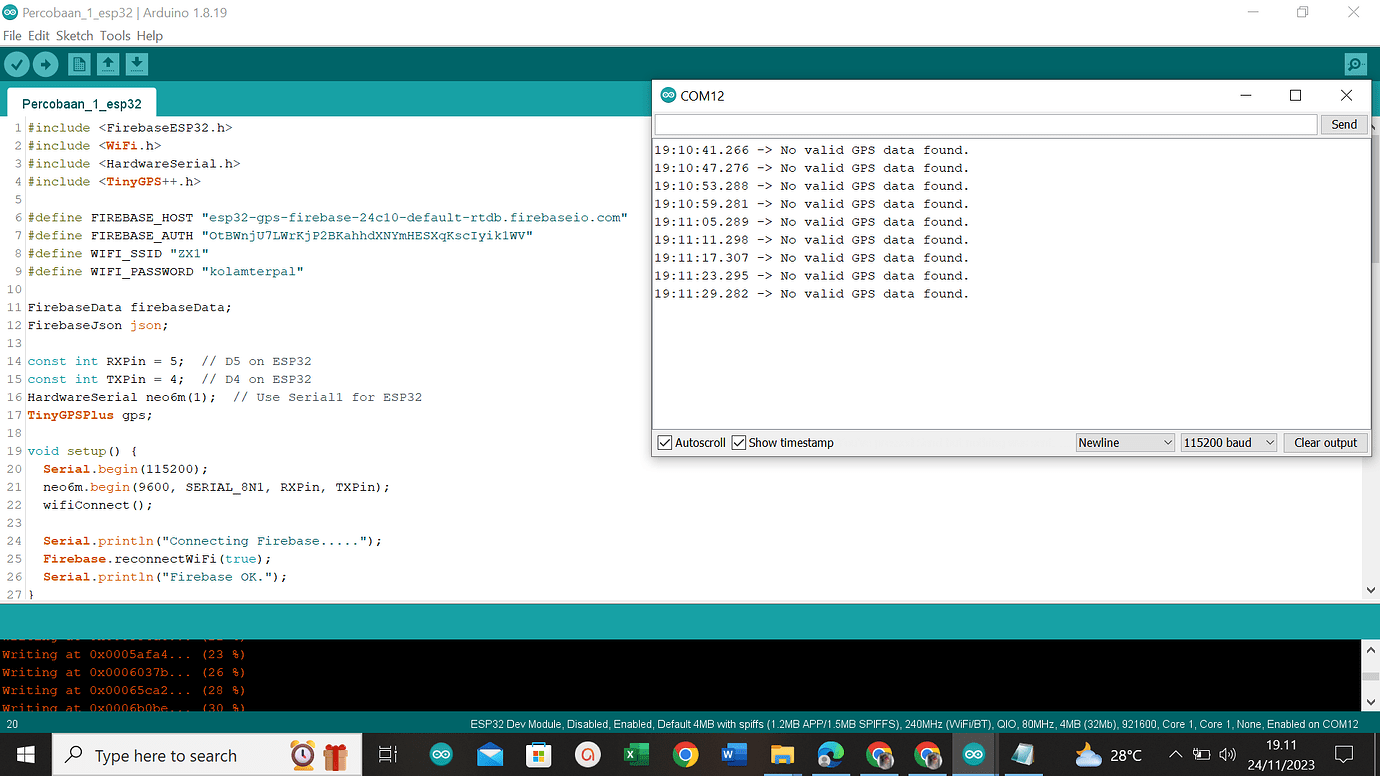 Esp32 and Gps Neo 6m Firebase - Nano ESP32 - Arduino Forum