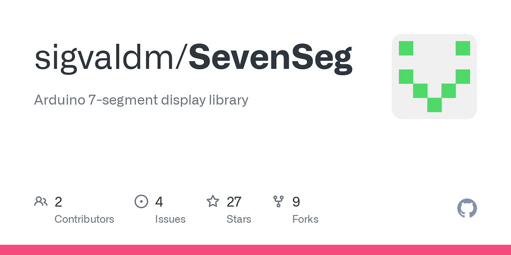 Problema con libreria sevenseg - Software - Arduino Forum