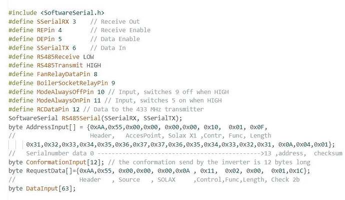 Addressing a solar panel inverter to get the data via RS485 - Networking, Protocols, and Devices ...