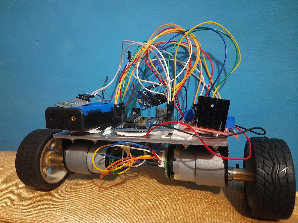 Self balancing robot fell down after picking some speed - Project ...