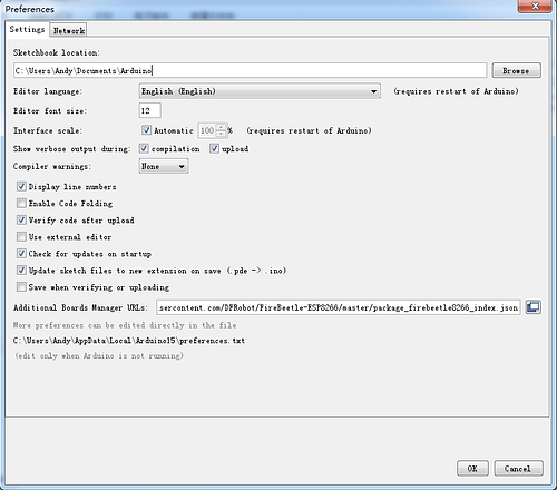 Arduino IDE for Building Compiling Environment of ESP8266 - Networking, Protocols, and Devices ...