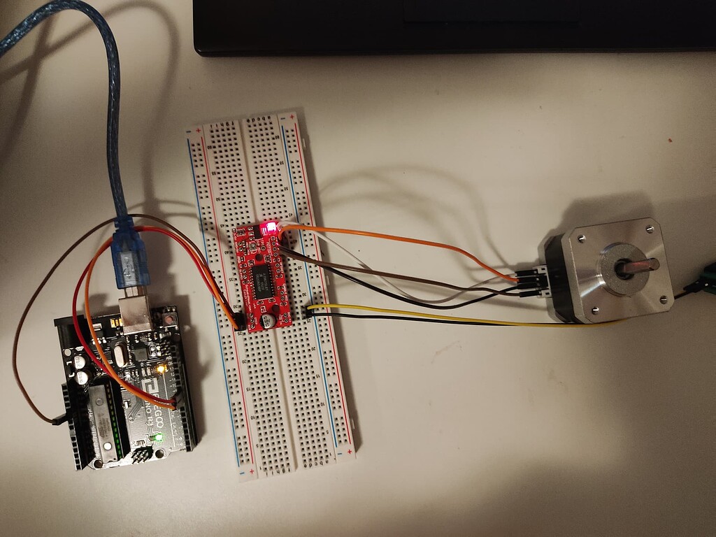 EasyDriver + Nema 17 not working - Motors, Mechanics, Power and CNC - Arduino Forum
