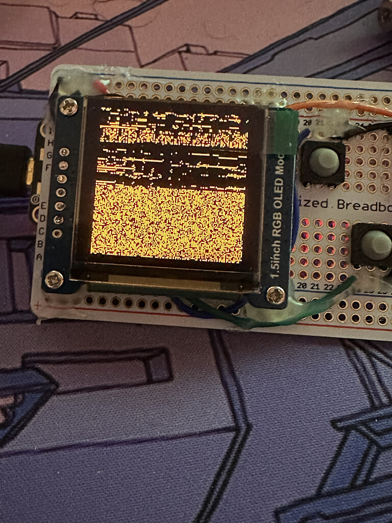 SSD1351 (Waveshare 1.5 RGB OLED) Adafruit GFX Canvas issue - Displays ...