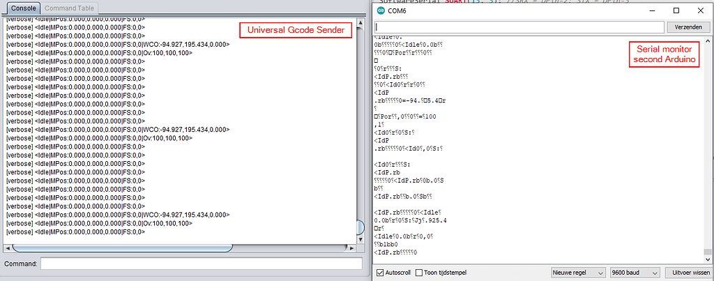 Reversed question marks with 2 Arduino communication - Programming - Arduino Forum
