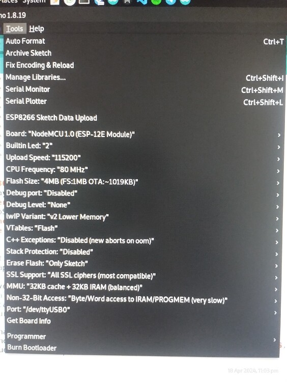 Problem with Nodemcu storage - Programming - Arduino Forum