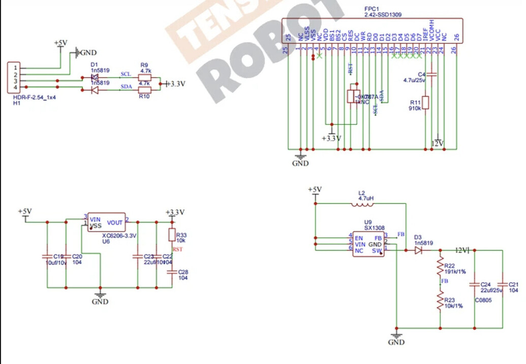 SSD1309 OLED high frequency noise - Displays - Arduino Forum
