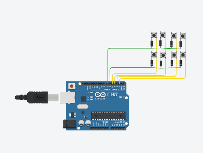 Button matrix not working - Programming - Arduino Forum