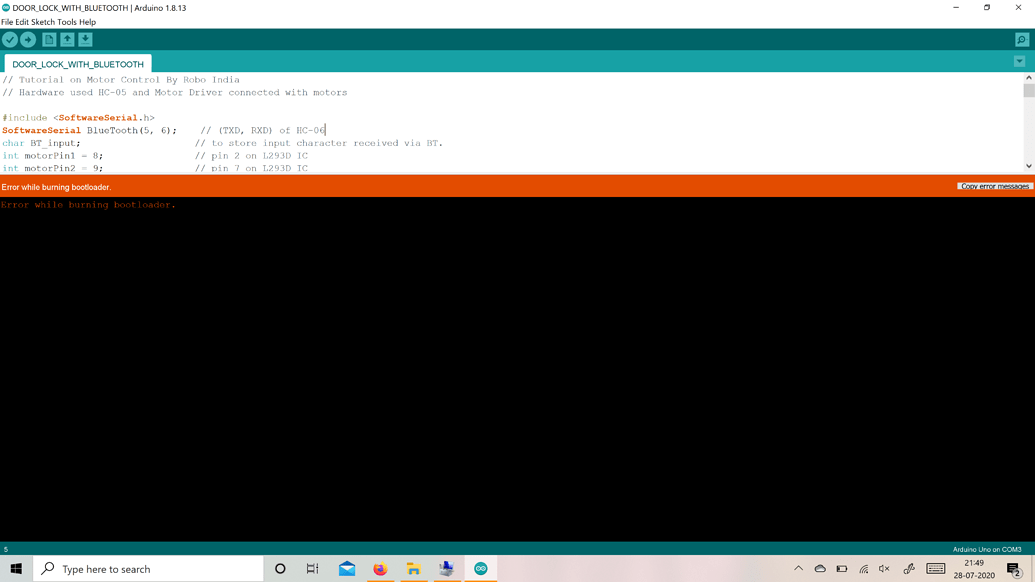I can't upload code to arduino uno - Uploading - Arduino Forum